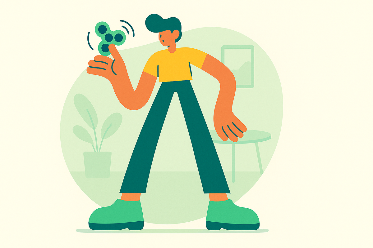 But du hand spinner : utilité, stress et concentration – Stress Zéro