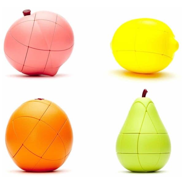 Rubik's Fruit Cube pack de 4 - Stress Zéro