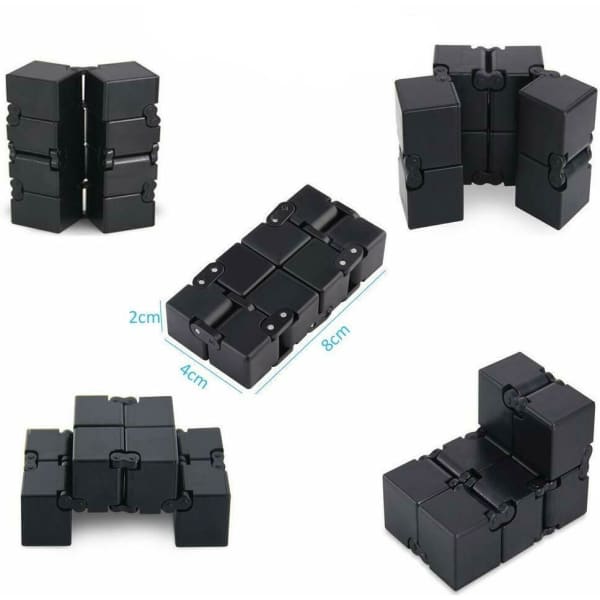 Cube infini en aluminium || Stress Zéro